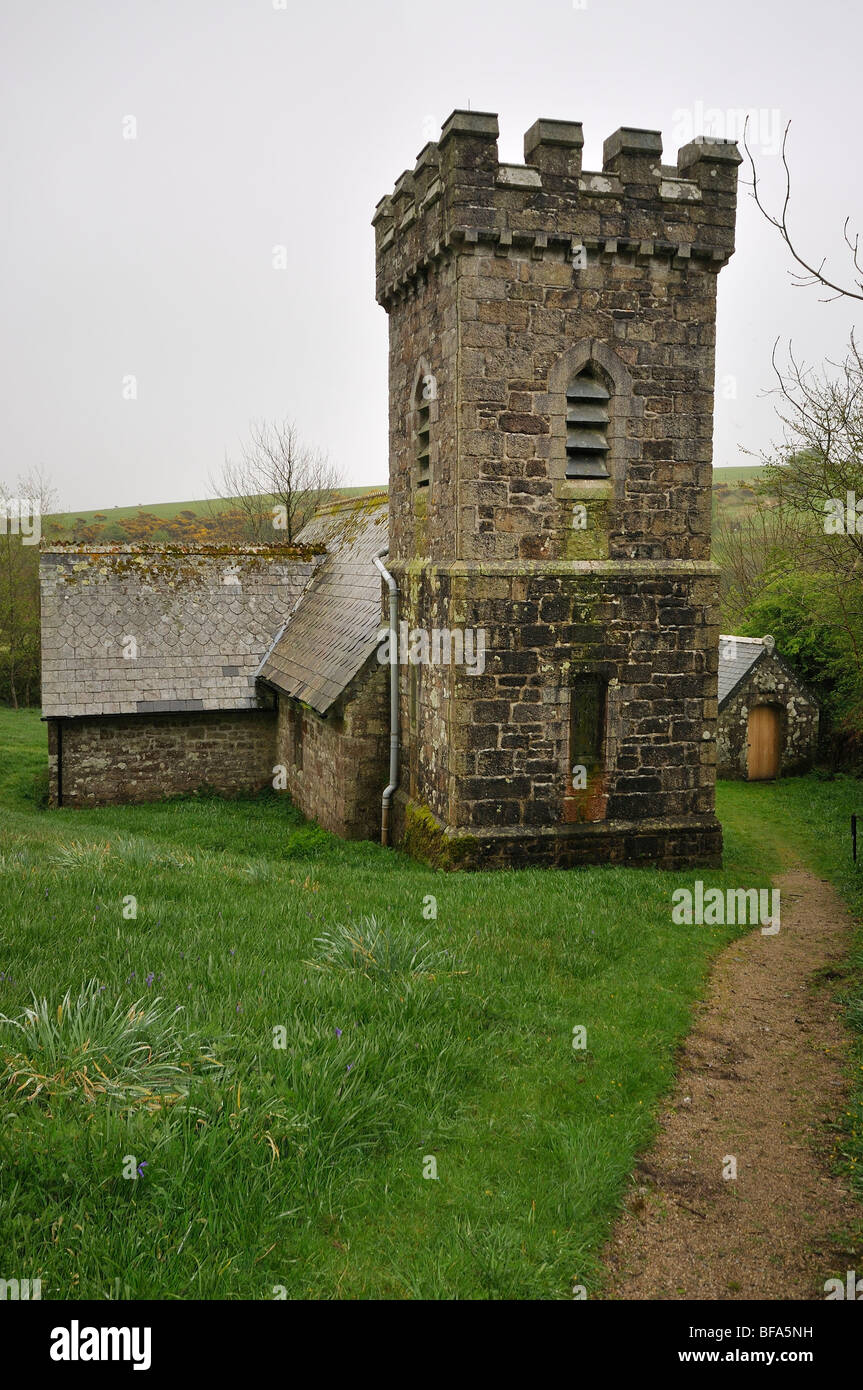 St. Catherine's Church, Temple, Bodmin Moor Stock Photo - Alamy