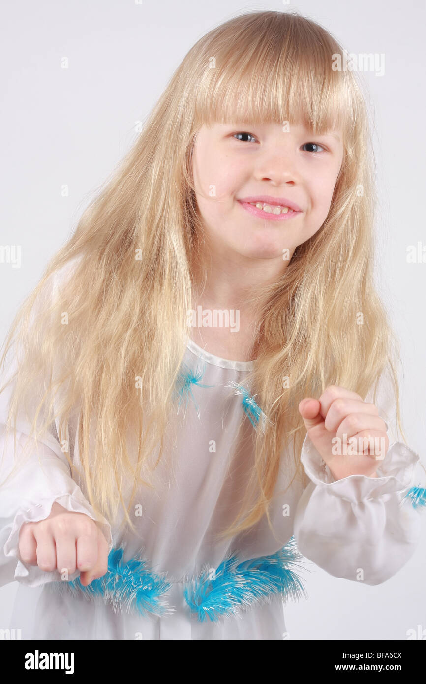 young, little, cute, funny, adorable, girl, girls, fly, flying, blue ...