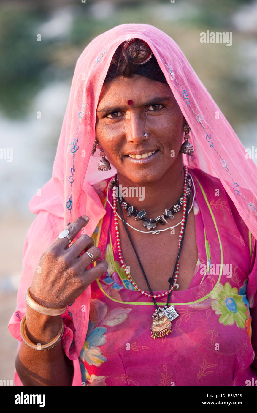 Rajput woman at the Camel Fair in Pushkar India Stock Photo - Alamy