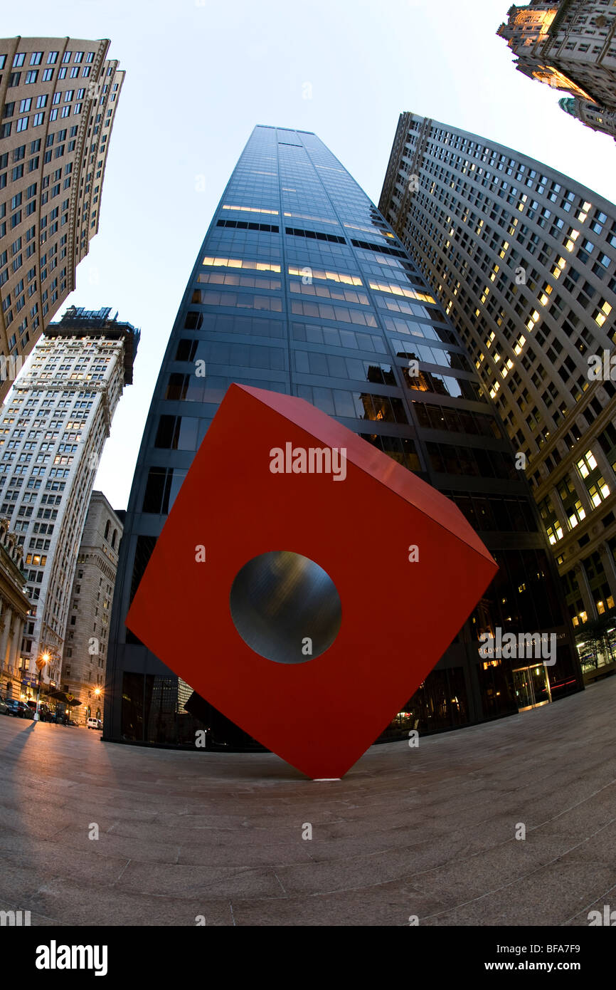 Isamu Noguchi Red Cube