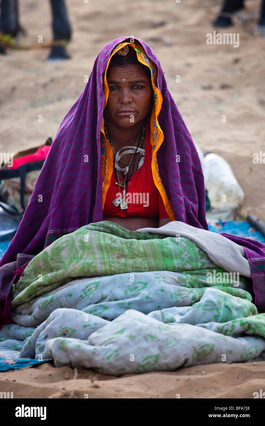 Rajput woman at the Camel Fair in Pushkar India Stock Photo - Alamy