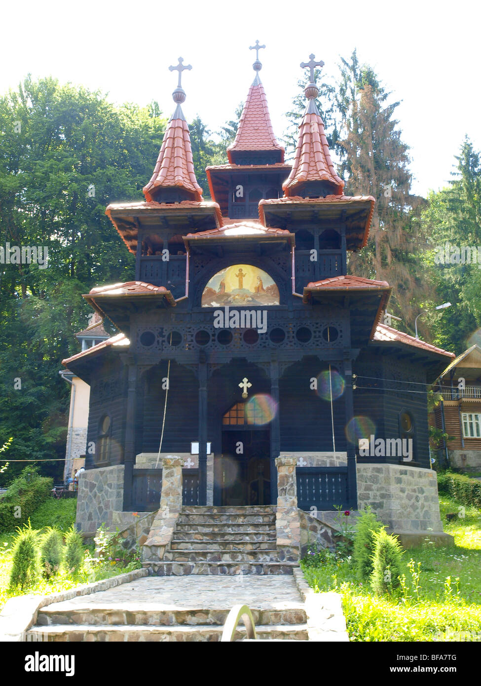 spa Sovata, chapel Stock Photo - Alamy