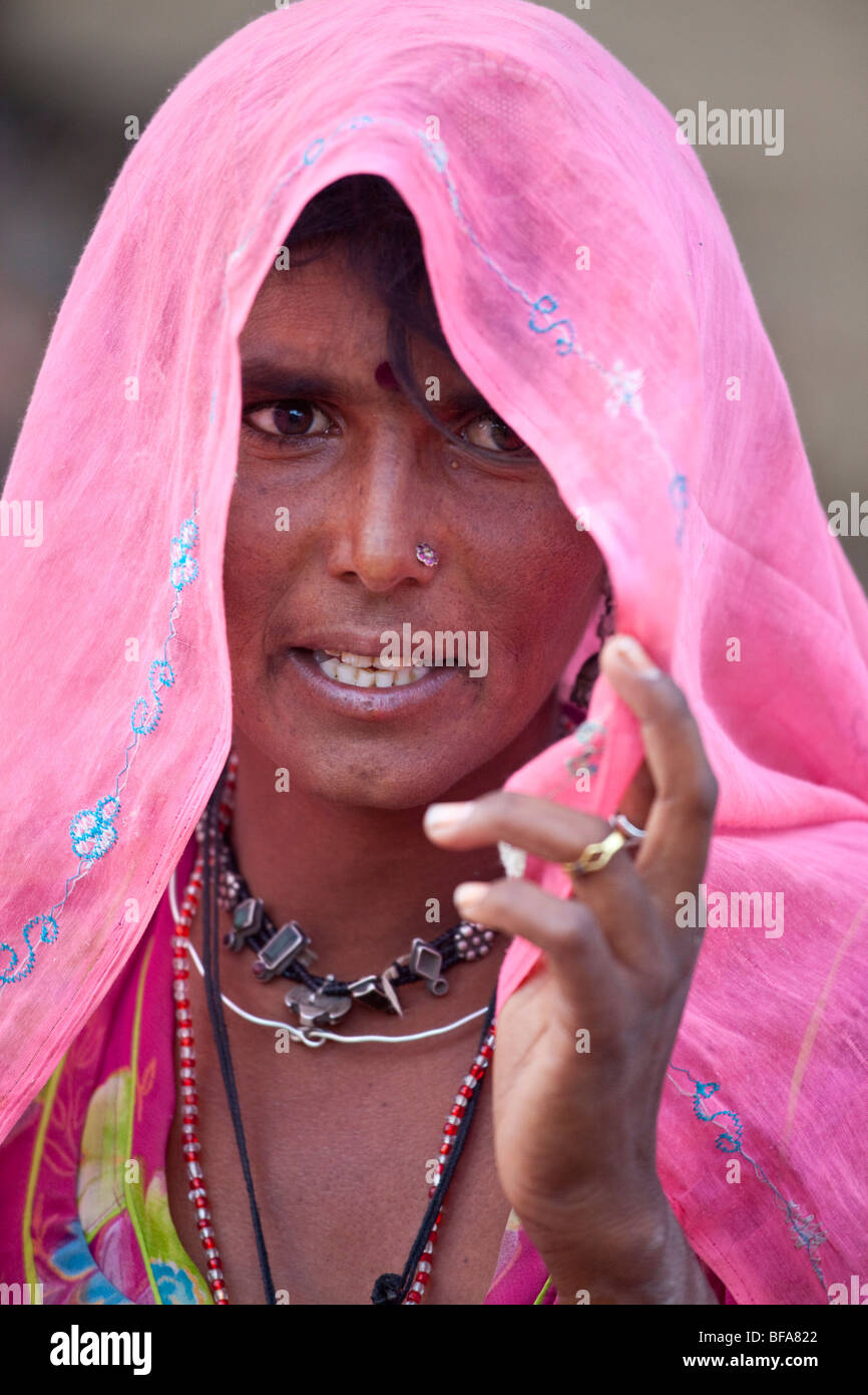 Rajput woman at the Camel Fair in Pushkar India Stock Photo - Alamy