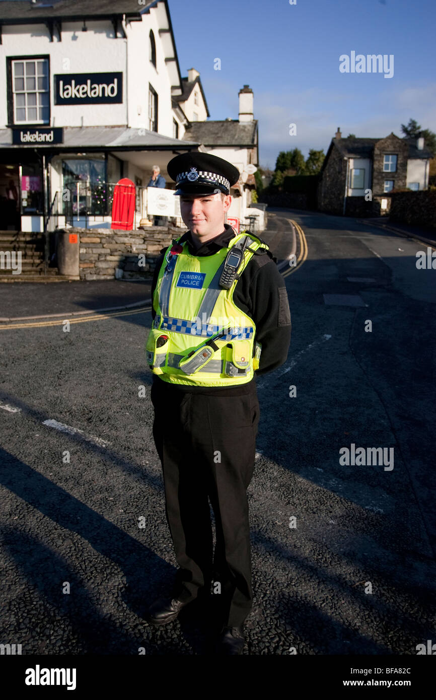 Special constable on duty Stock Photo - Alamy