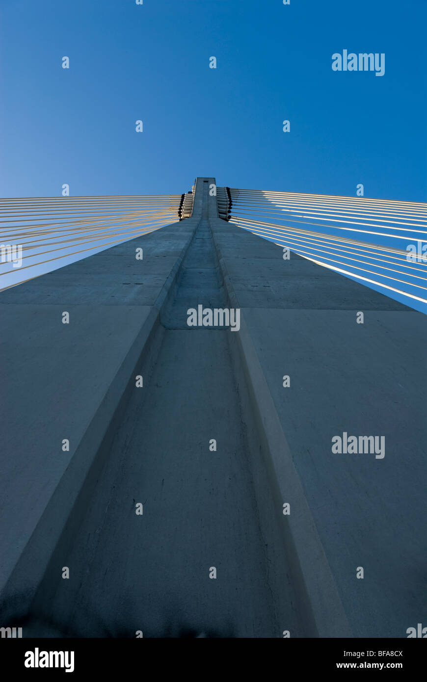 Swietokrzyski suspension bridge architecture hi-res stock photography ...