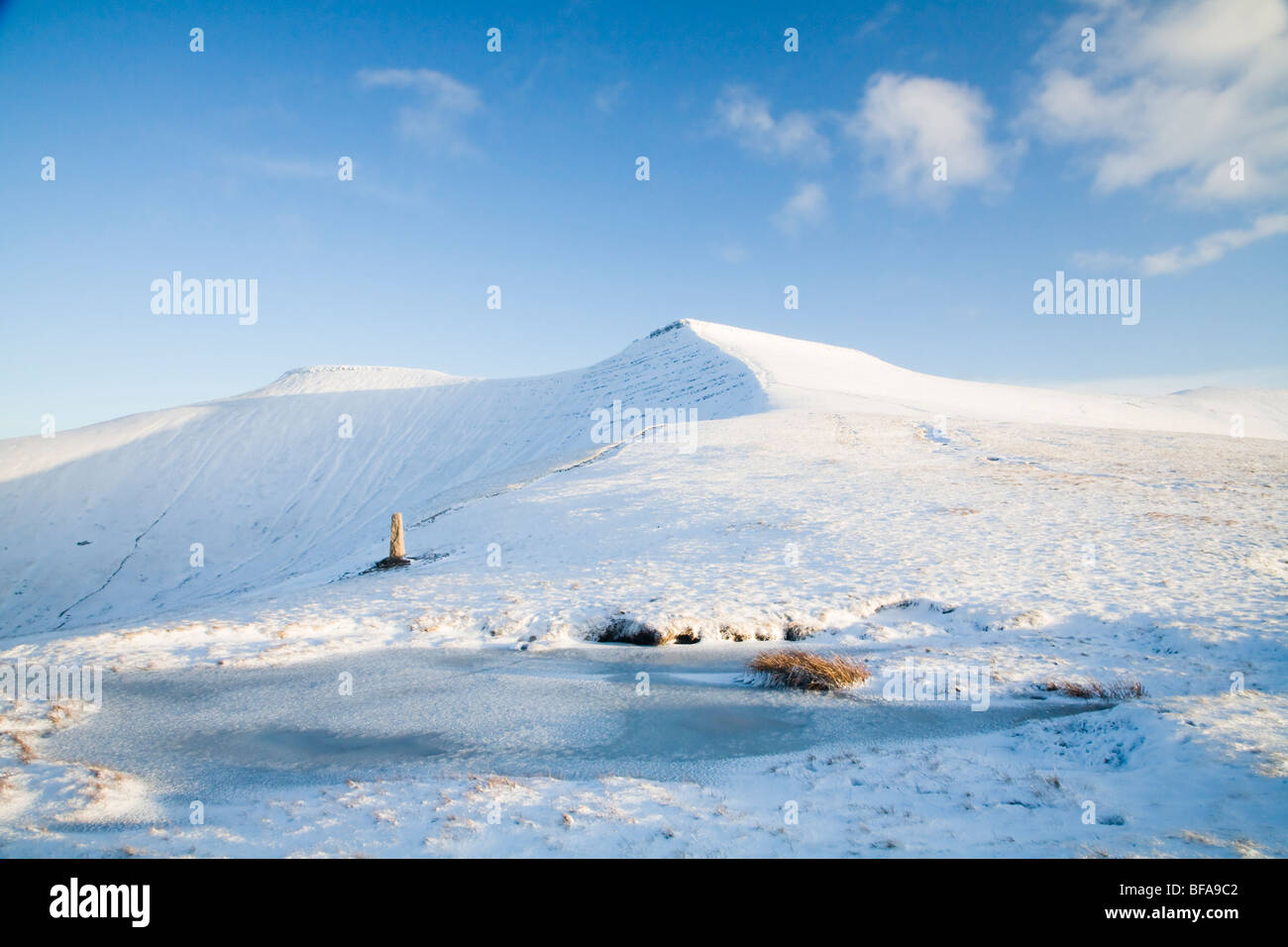 Brecon beacons summits in winter hi-res stock photography and images ...