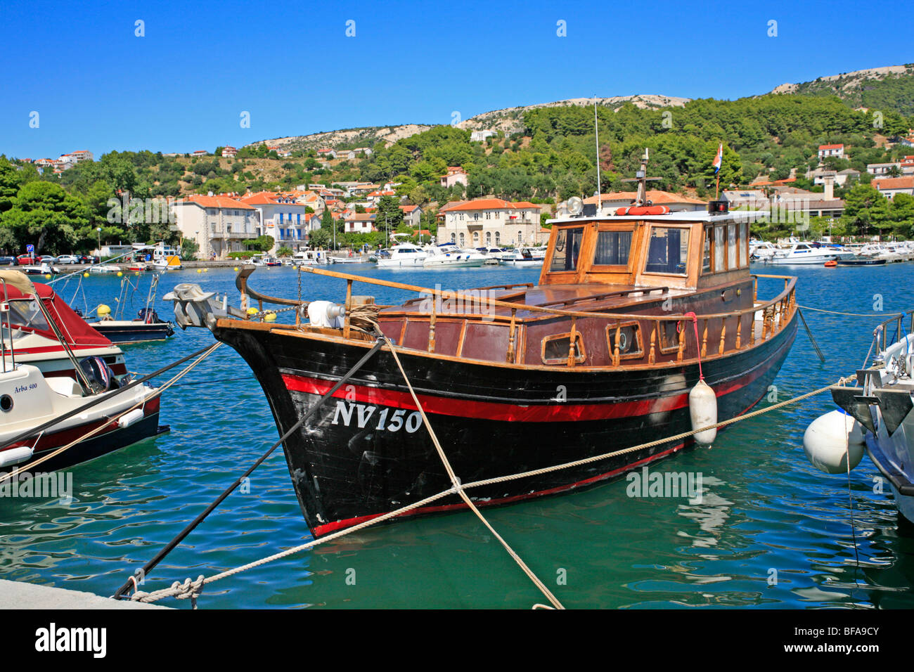 boat on the Island of Rab, Kvarner Bay, Croatia Stock Photo - Alamy