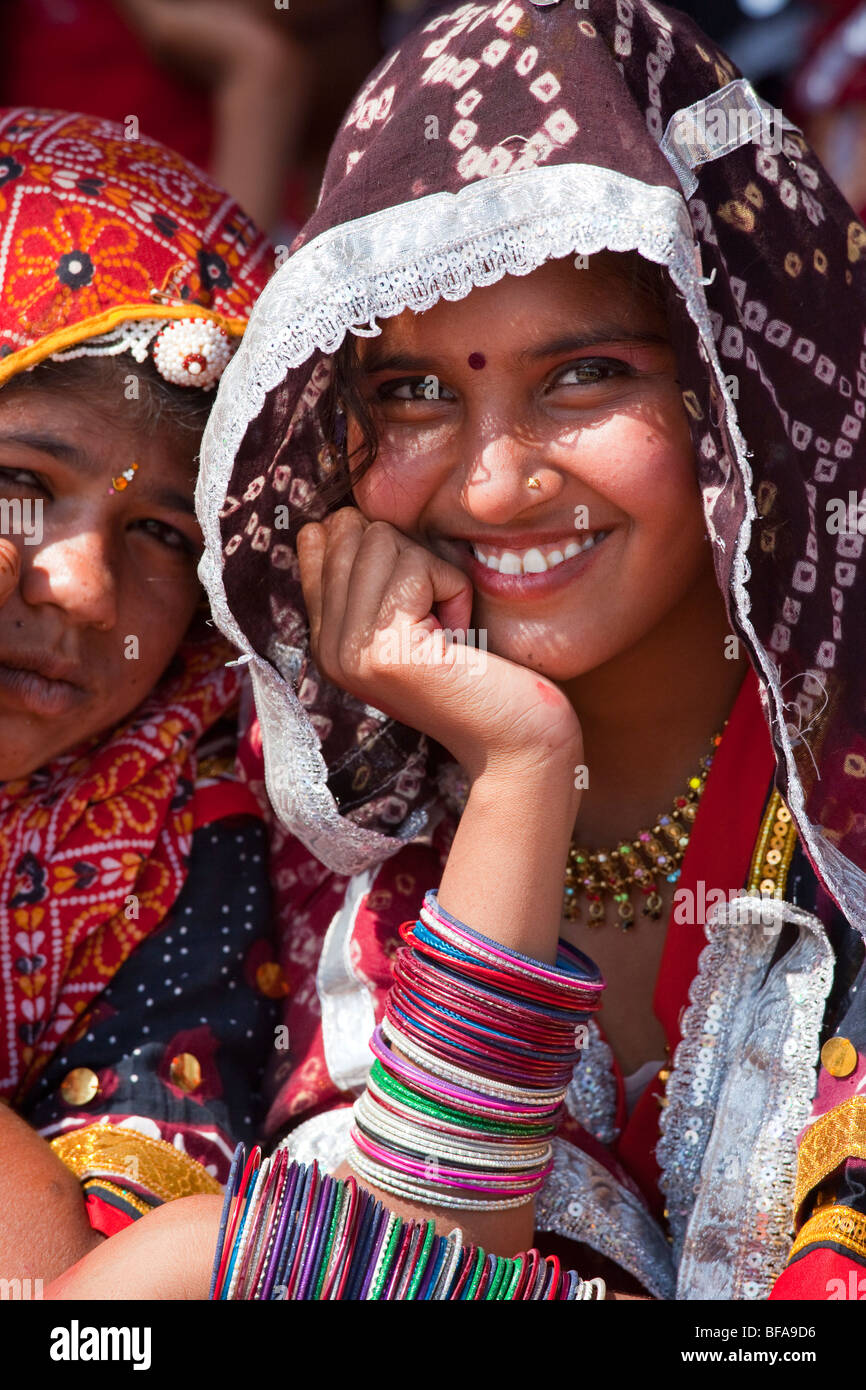 Young Rajput Girls at the Camel Fair in Pushkar India Stock Photo - Alamy