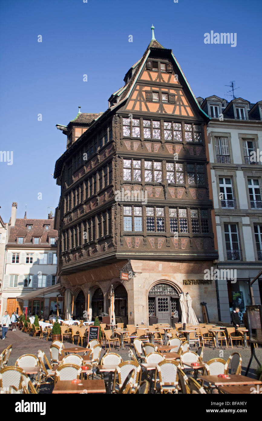 Place de la Cathedrale The Kammerzell House Strasbourg Alsace France ...