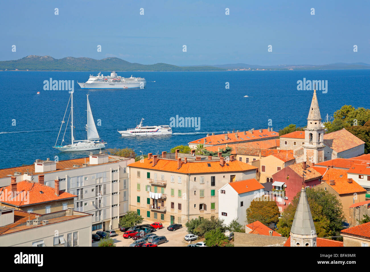 Panoramic waterfront view zadar croatia hi-res stock photography and ...