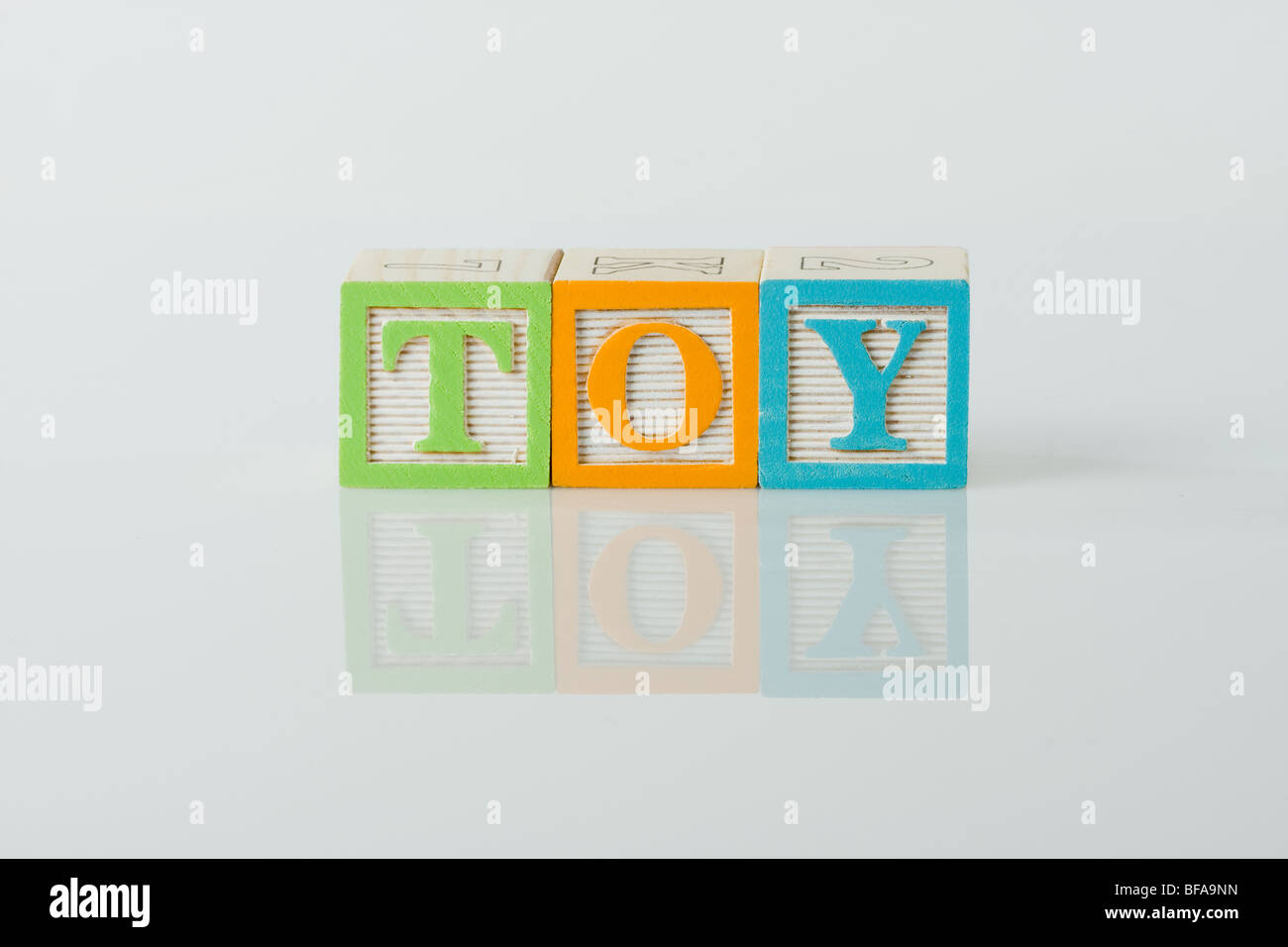 Childs Block Letter Word - Toy Stock Photo - Alamy