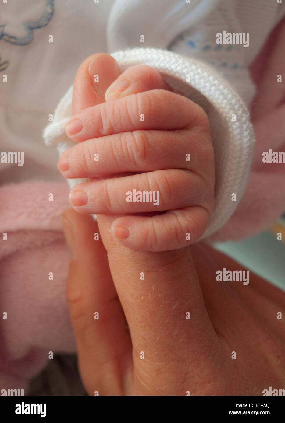 HAND OF A NEW BORN BABY Stock Photo - Alamy