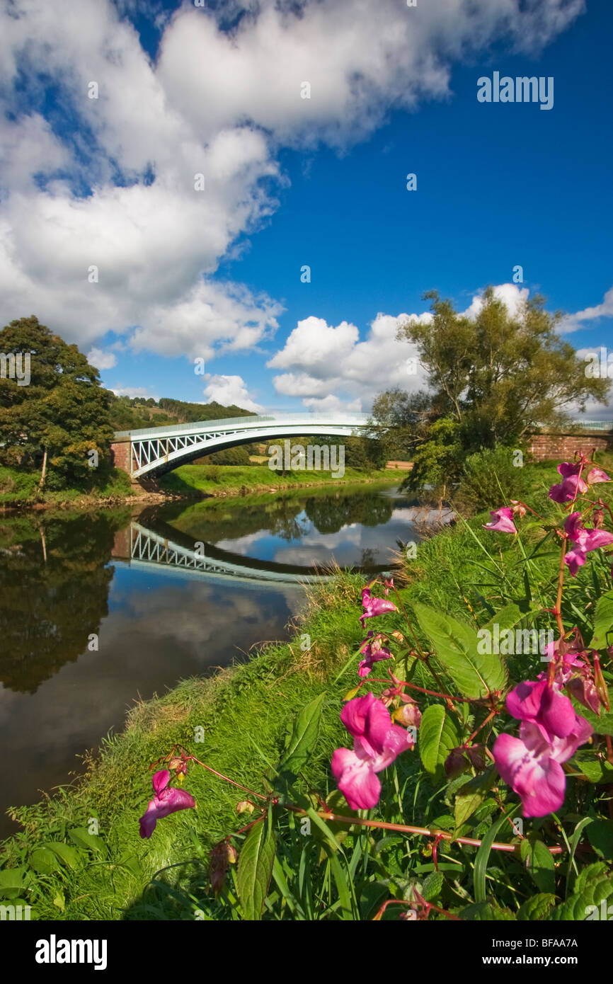 River Wye, Wye Valley, Bigsweir Bridge, Tintern, Monmouthshire, ,is a ...