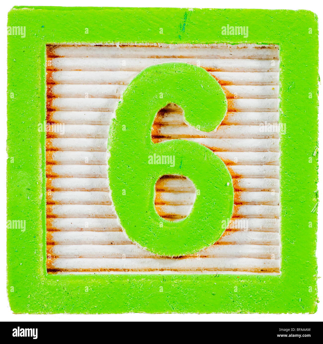 Childs Block Number Stock Photo - Alamy