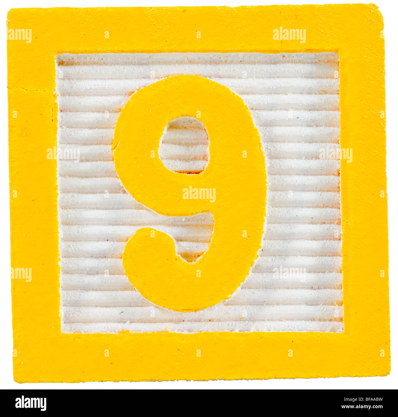 Number 9 yellow Cut Out Stock Images & Pictures - Alamy