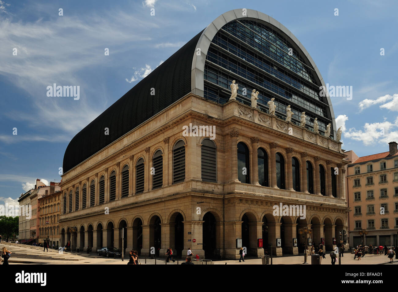 the opera house in lyon france Stock Photo - Alamy