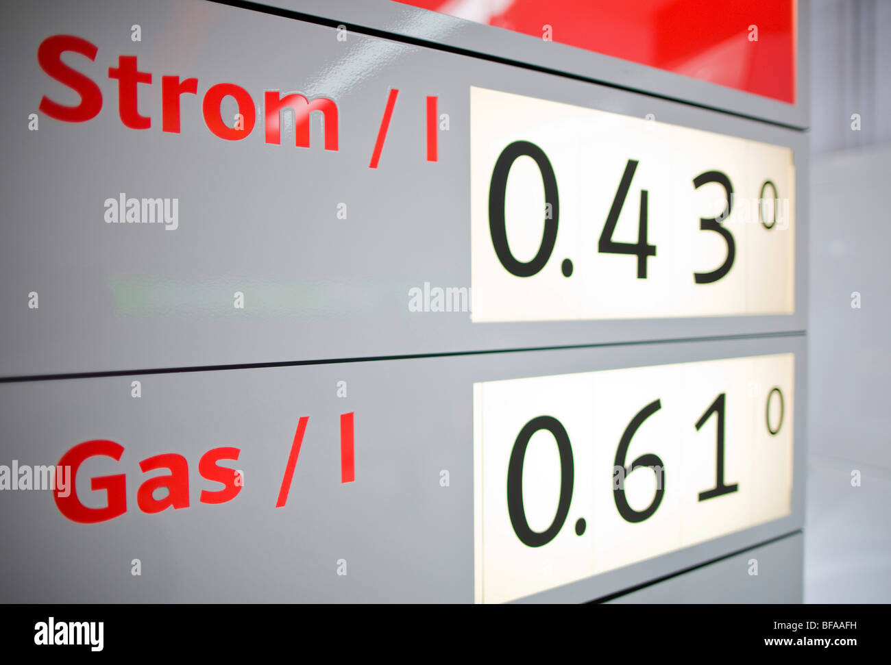 Gas Station Price Board High Resolution Stock Photography and Images ...