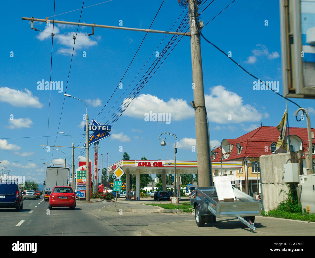 industrial area, gas station Stock Photo - Alamy