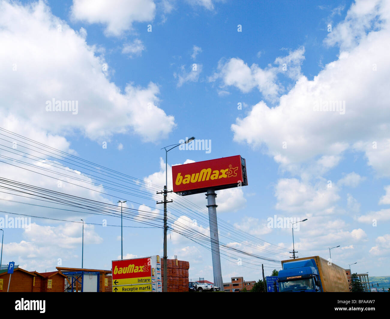 industrial area, baumax Stock Photo - Alamy