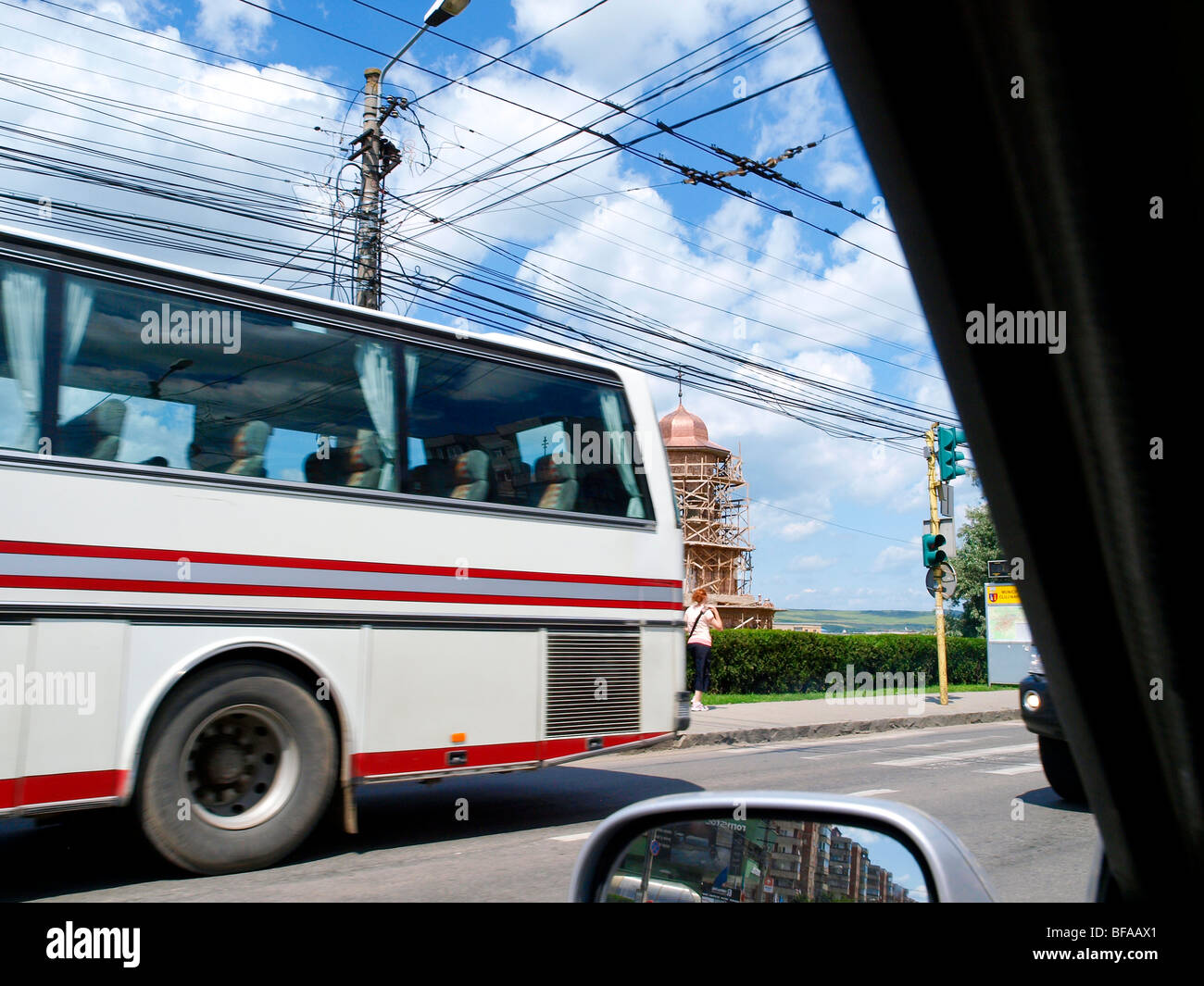 Bus pole hi-res stock photography and images - Alamy