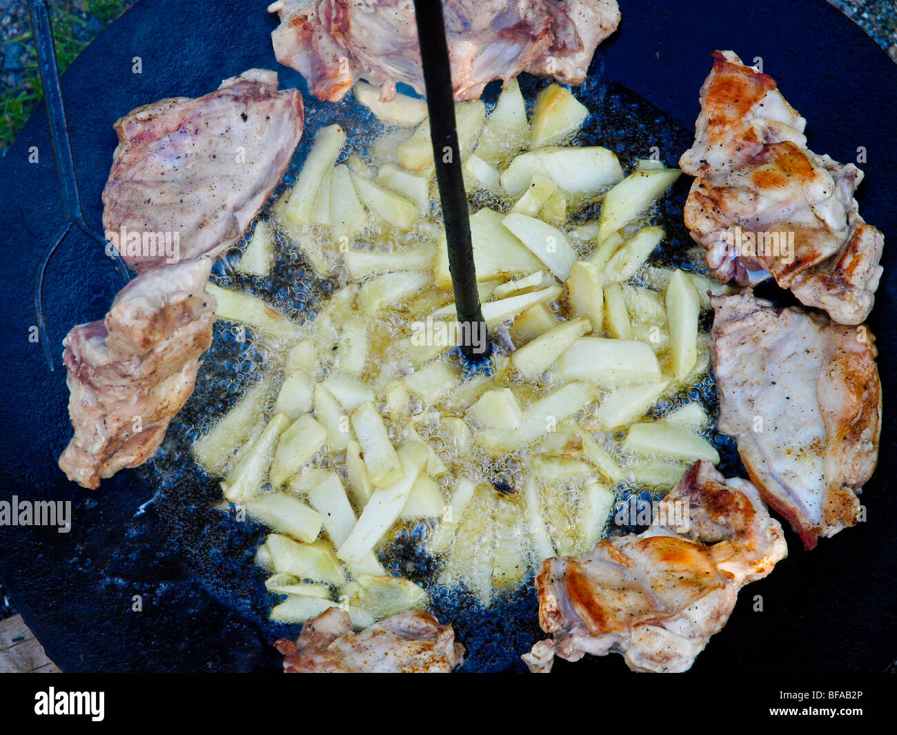 Village grill hi-res stock photography and images - Alamy