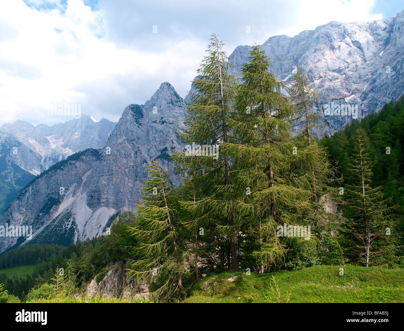 Triglav, mountain area Stock Photo - Alamy