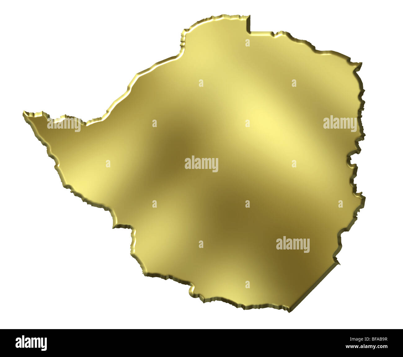 Map of zimbabwe hi-res stock photography and images - Alamy