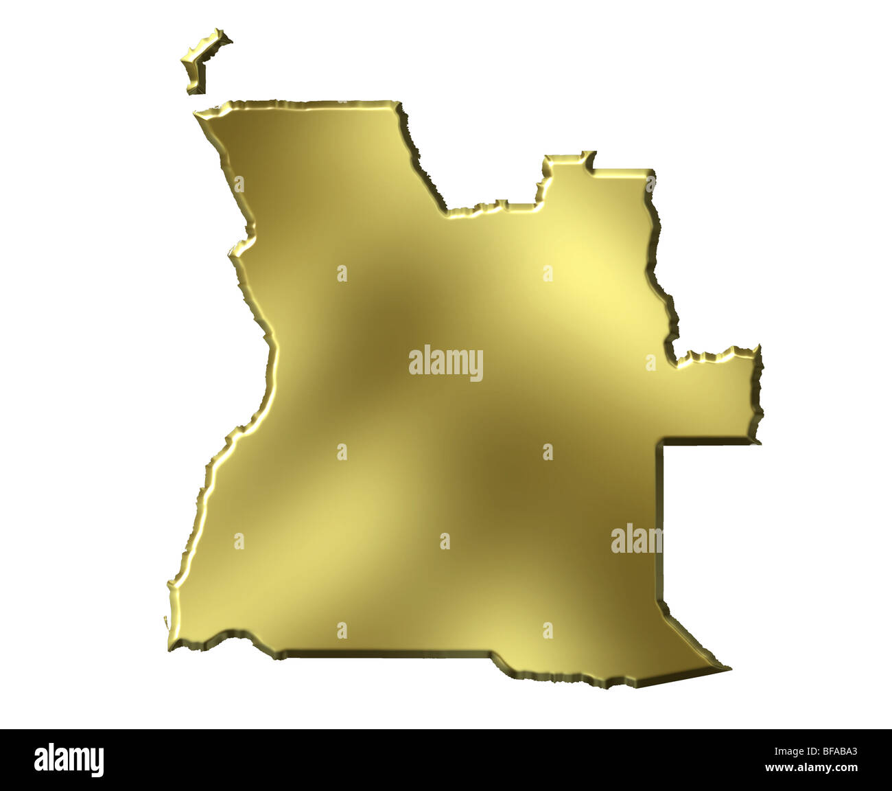 Angola gold map hi-res stock photography and images - Alamy