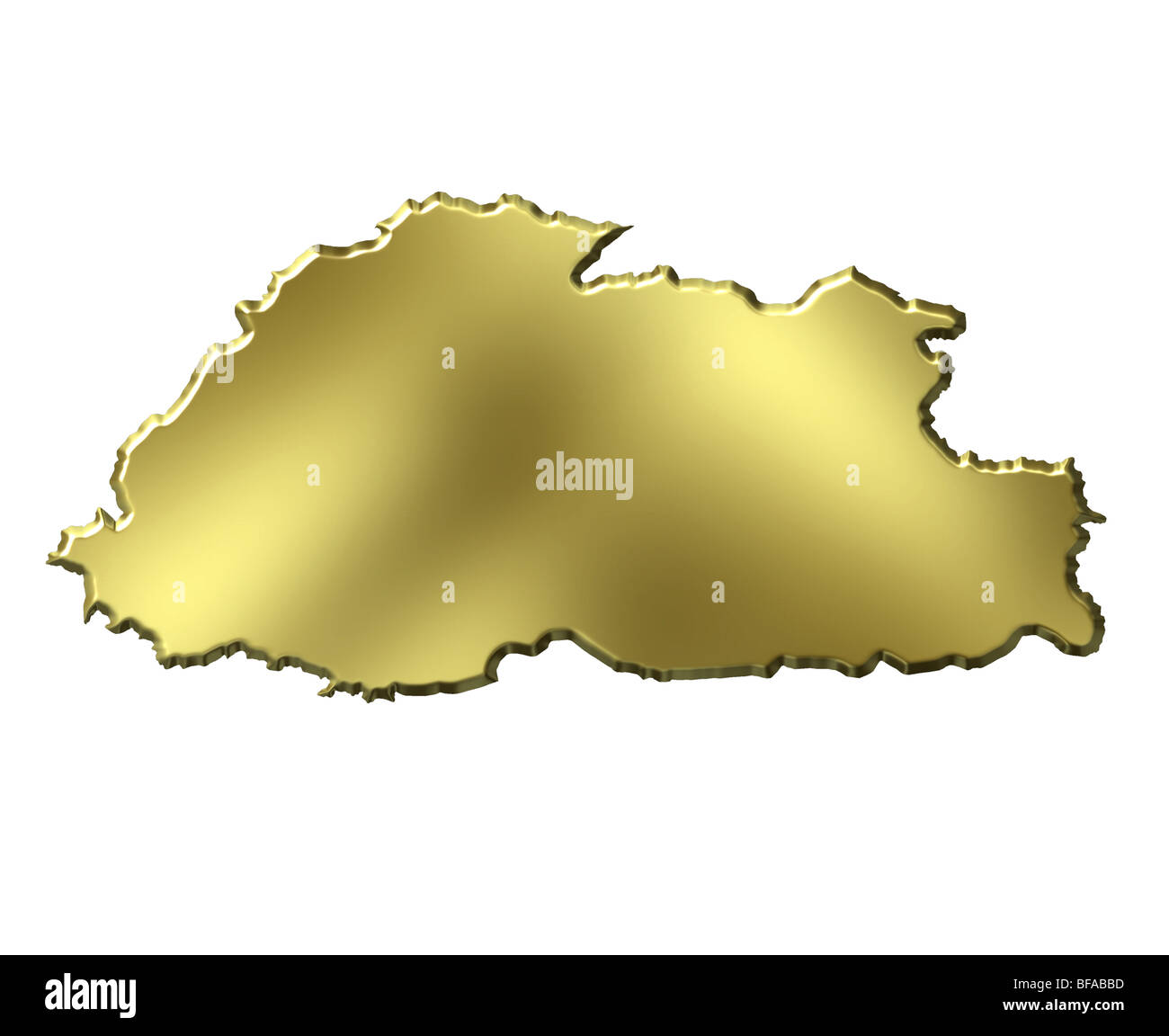 Map of bhutan hi-res stock photography and images - Alamy