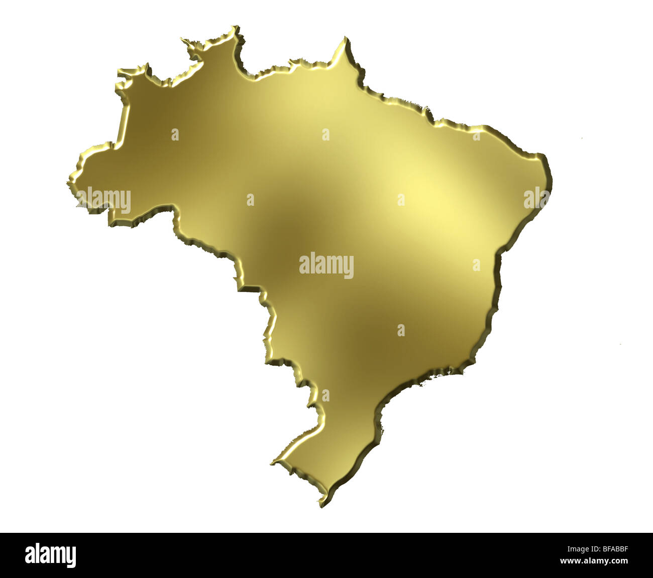 Brazil gold map hi-res stock photography and images - Alamy