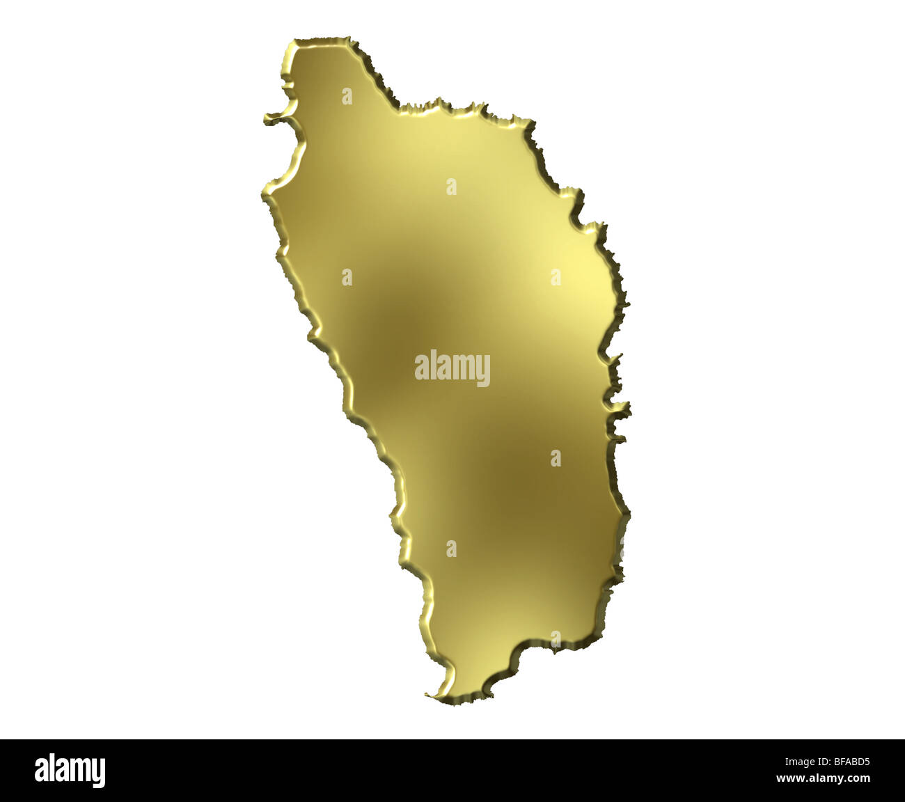 Map of dominica hi-res stock photography and images - Alamy