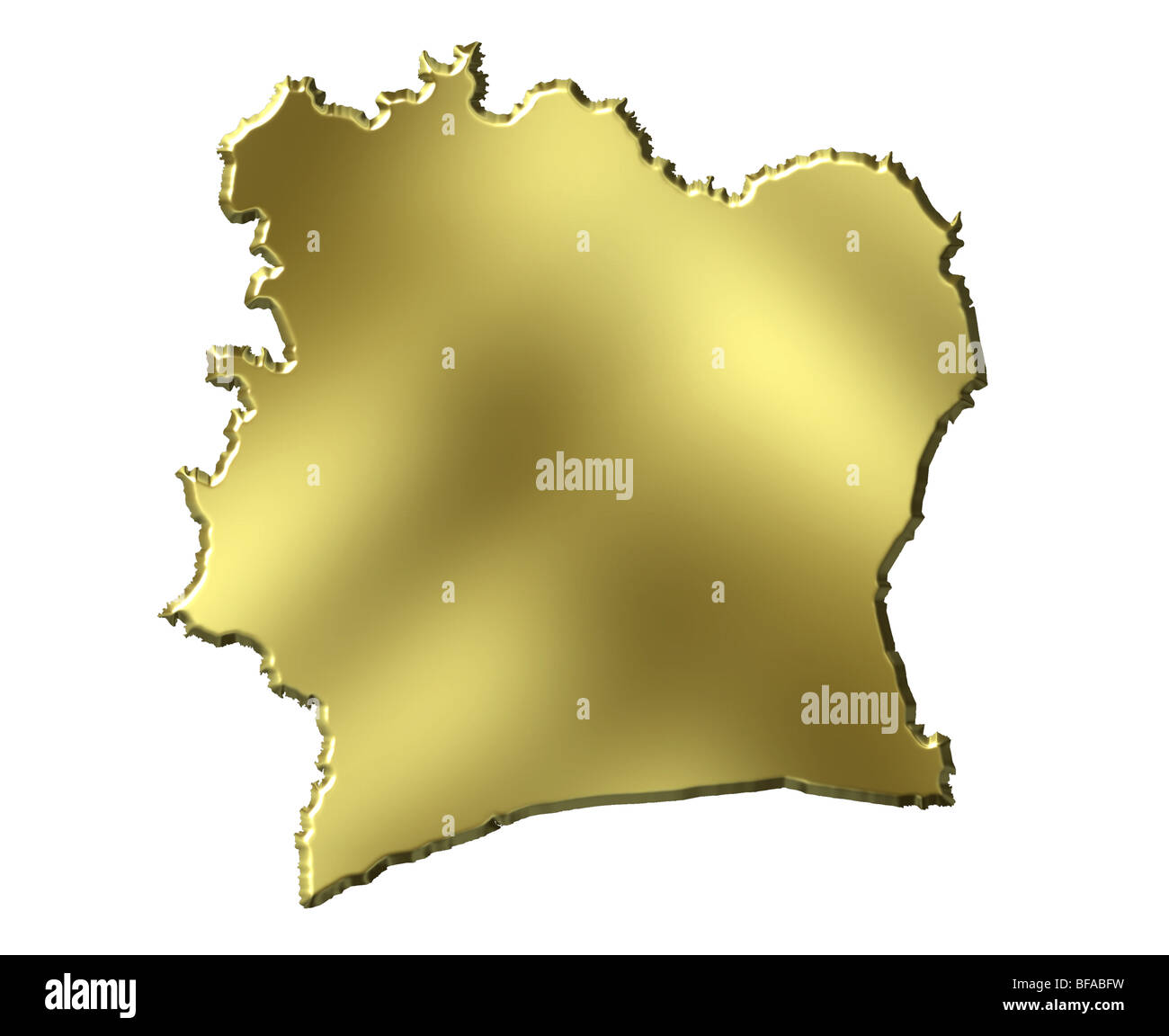 Map of ivory coast hi-res stock photography and images - Alamy