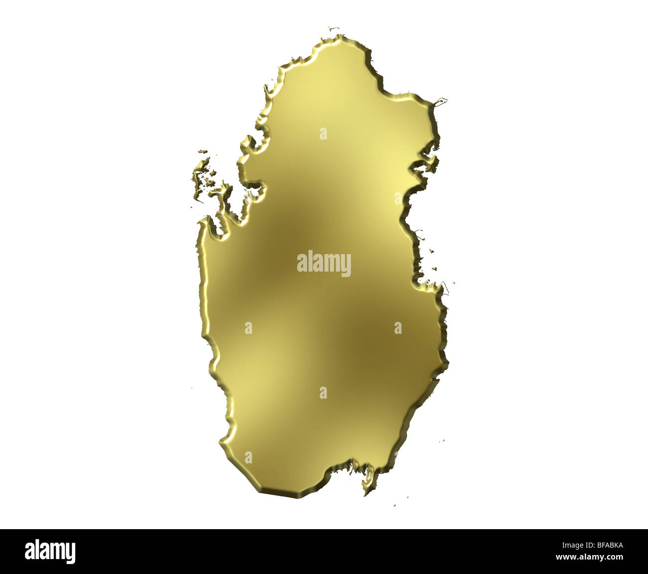 Qatar map 3d Cut Out Stock Images & Pictures - Alamy