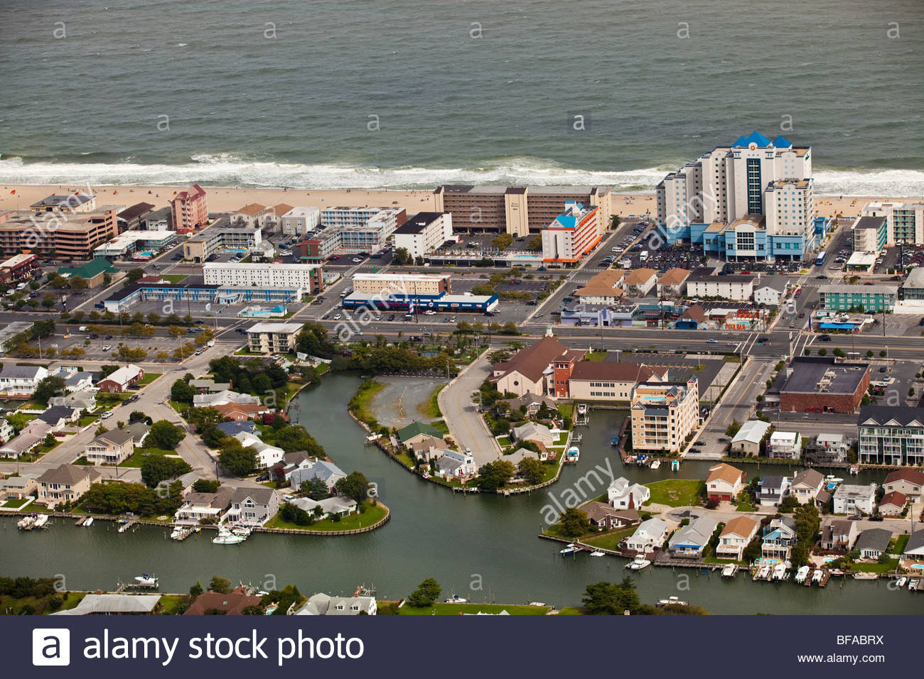 Ocean City Maryland Aerial Stock Photos & Ocean City Maryland Aerial ...