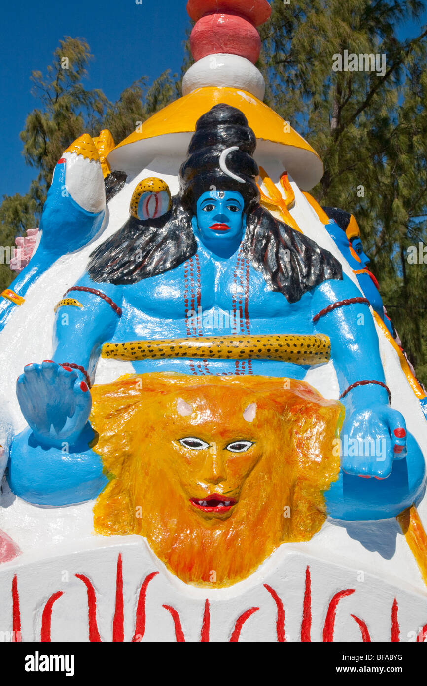 Hindu shrine, Anse la Raie, Mauritius Stock Photo - Alamy