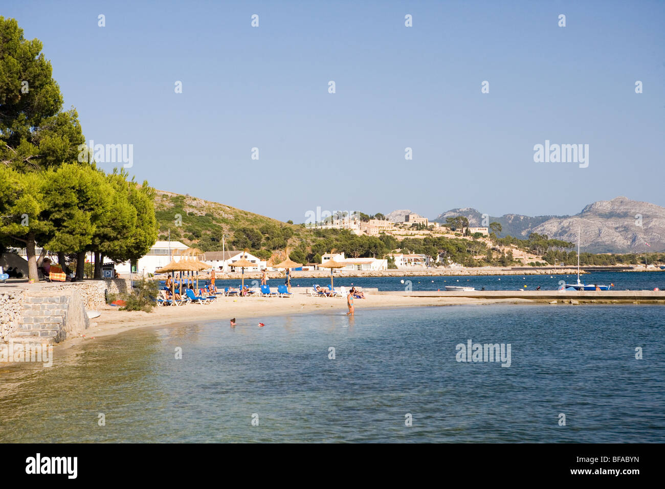 Puerto Pollensa, Mallorca, Spain Stock Photo - Alamy