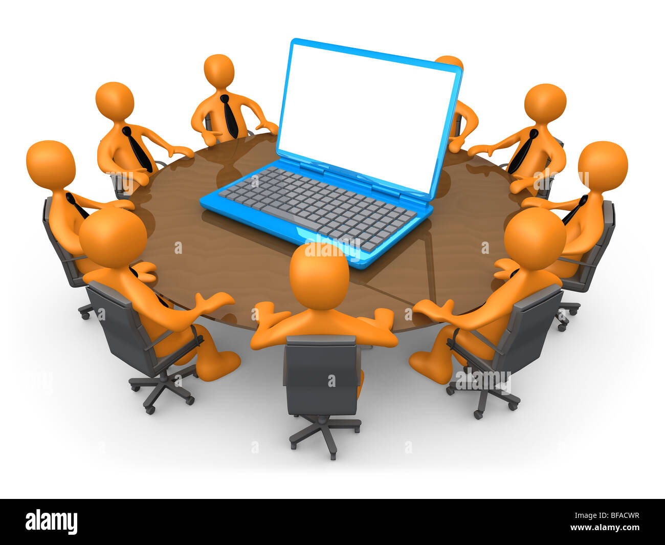 Technology Meeting Stock Photo - Alamy