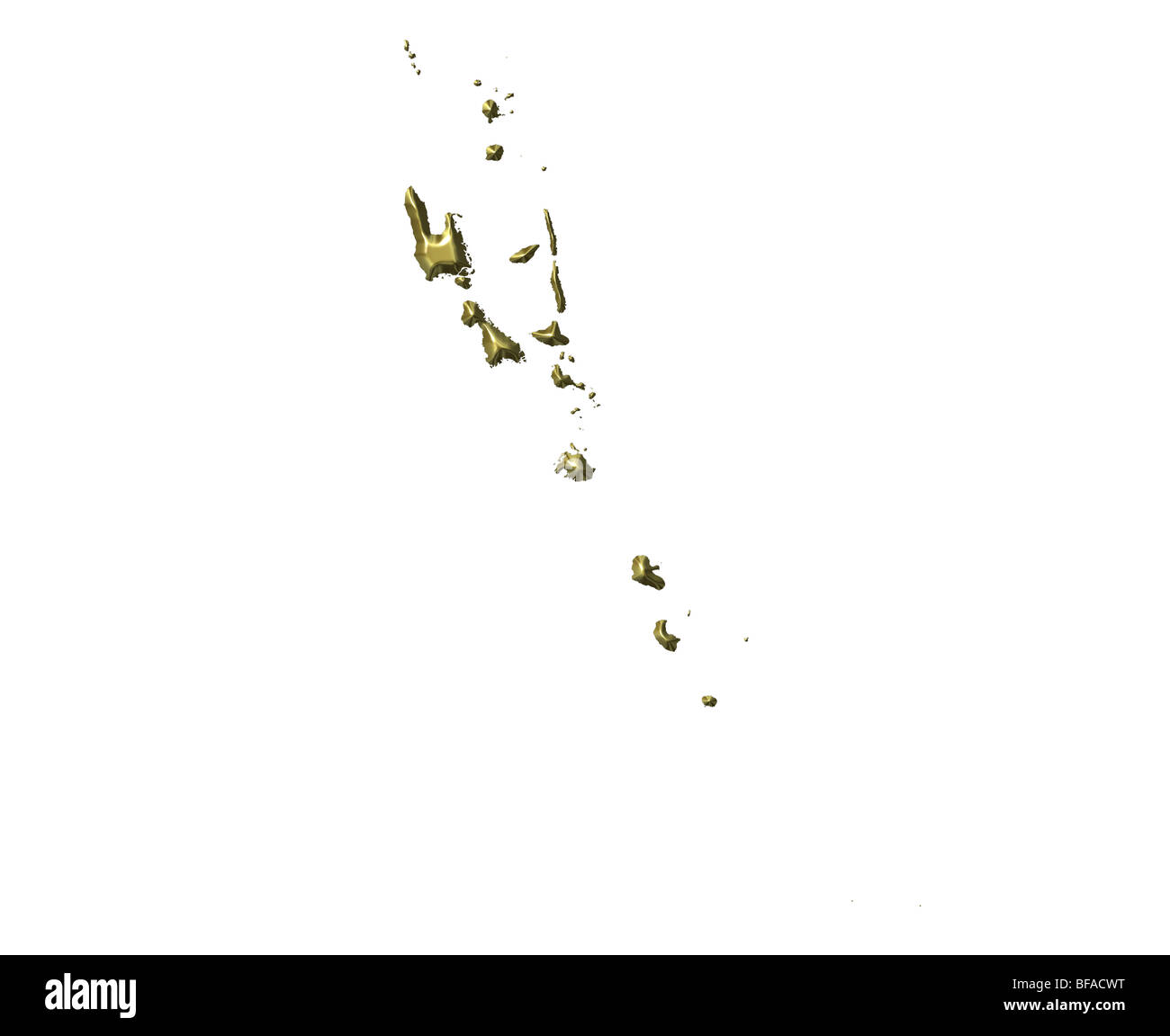 Map of vanuatu hi-res stock photography and images - Alamy