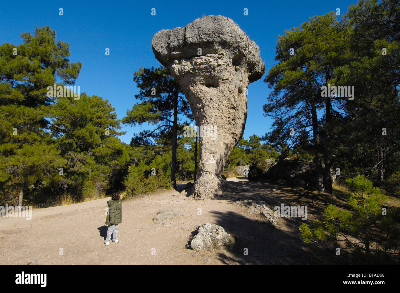 El Tormo Alto rock formation at the Enchanted City (La Ciudad Encantada ...