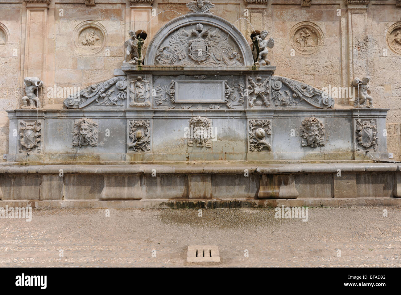 Pilar Carlos 5, Charles V Fountain (designed by Pedro Machuca) at the ...