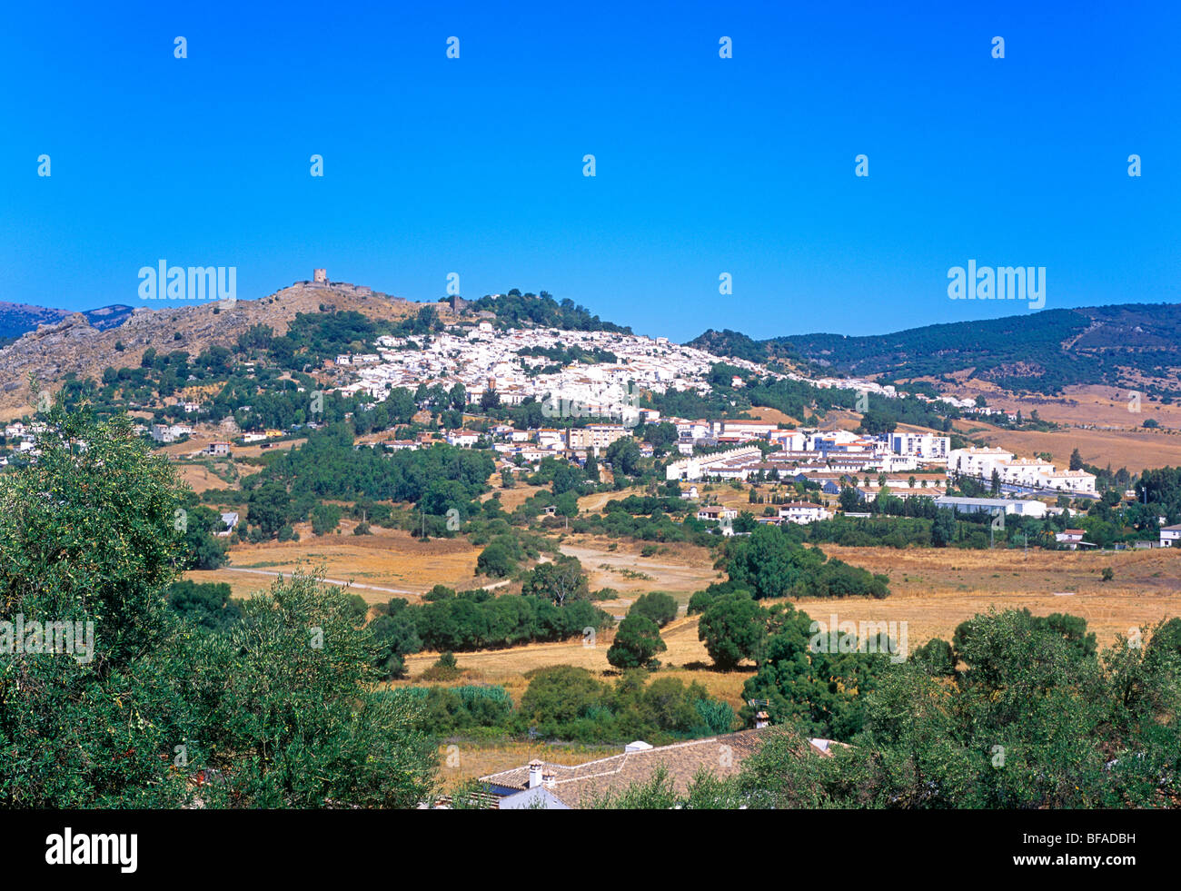 white village Jimena de la Frontera, Andalusia, Spain Stock Photo - Alamy