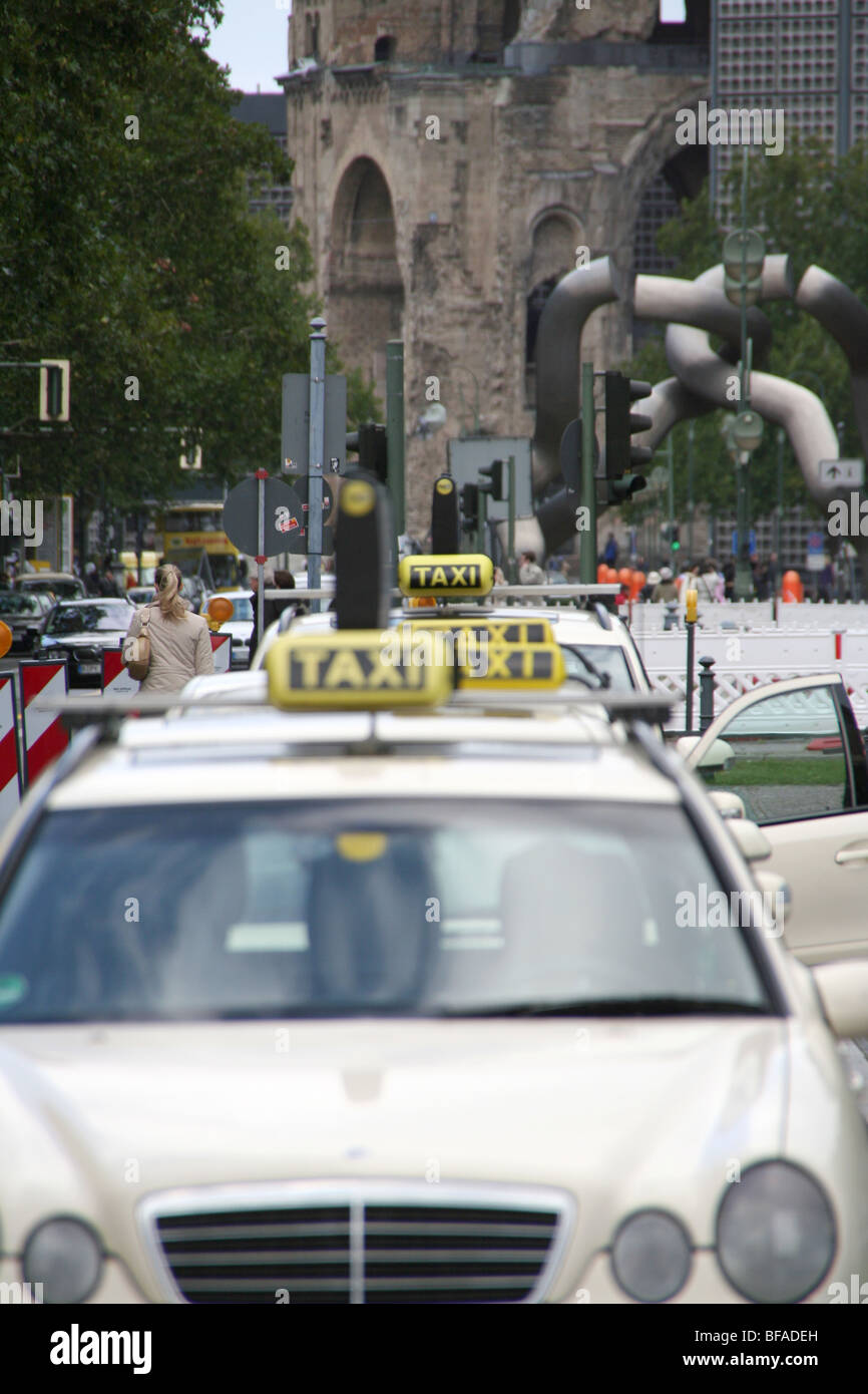 taxis in Berlin Stock Photo - Alamy