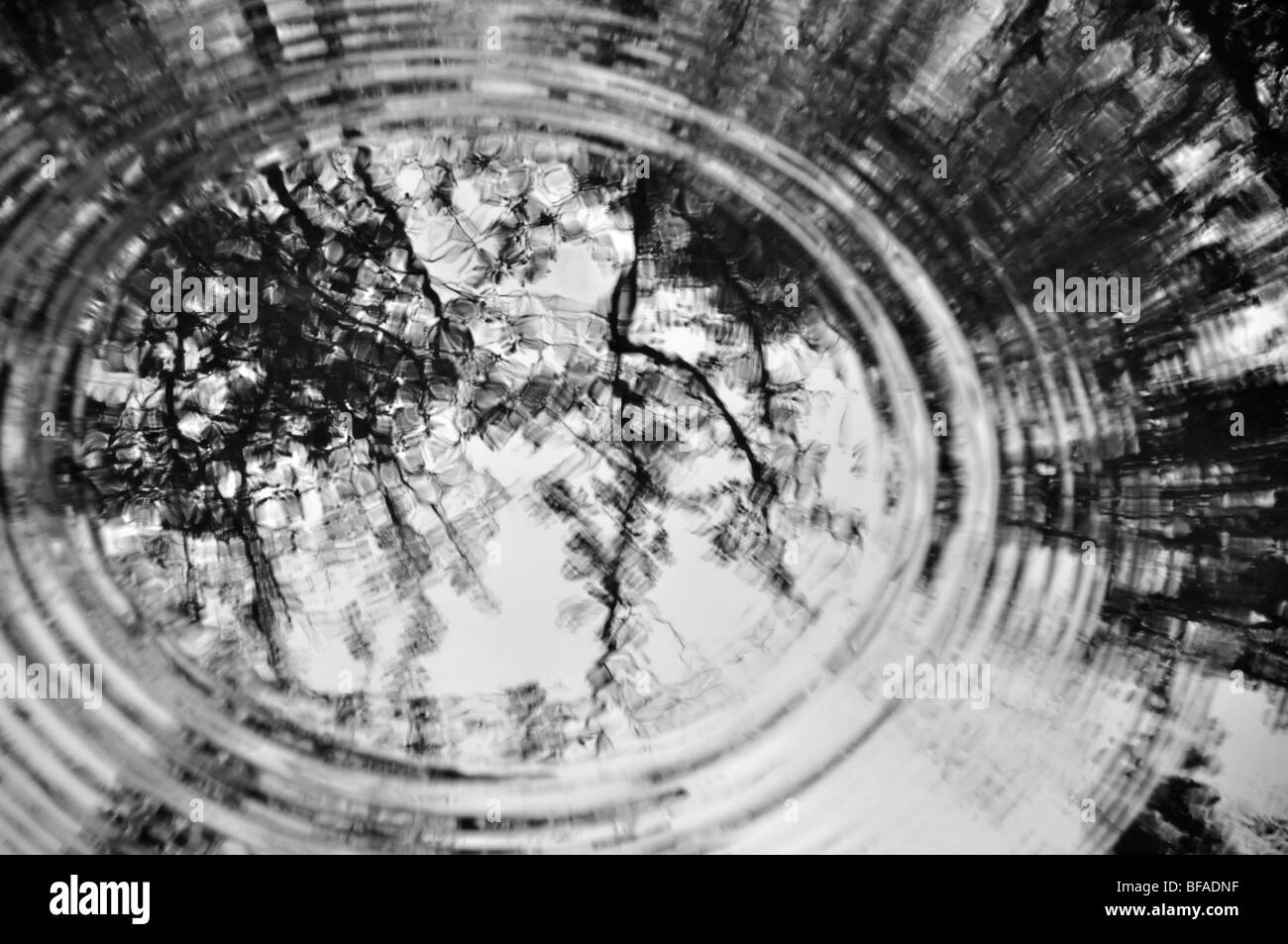 Circular ripples in Beaulieu river Stock Photo - Alamy