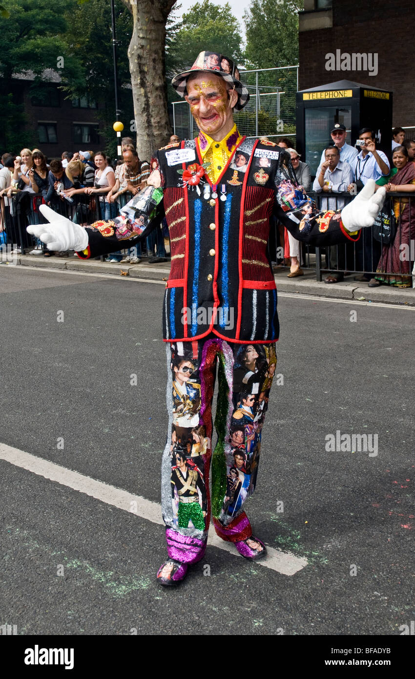 Man wearing a Micheal Jackson suit from the Paraiso School of Samba ...