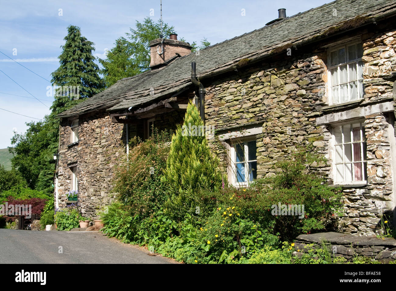 An old stone cottage, Cumbria, UK Stock Photo - Alamy