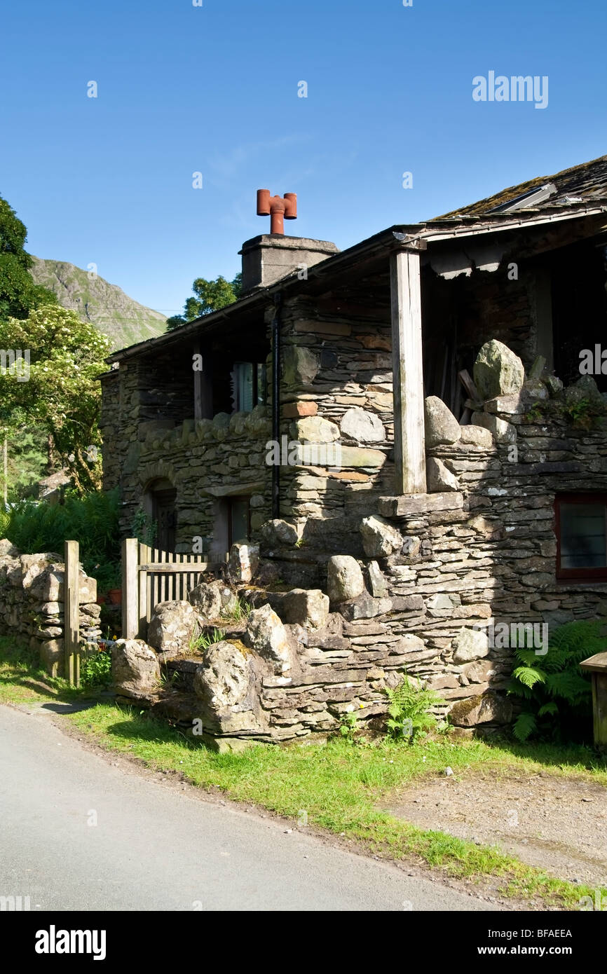 An old stone cottage, Cumbria, UK Stock Photo - Alamy
