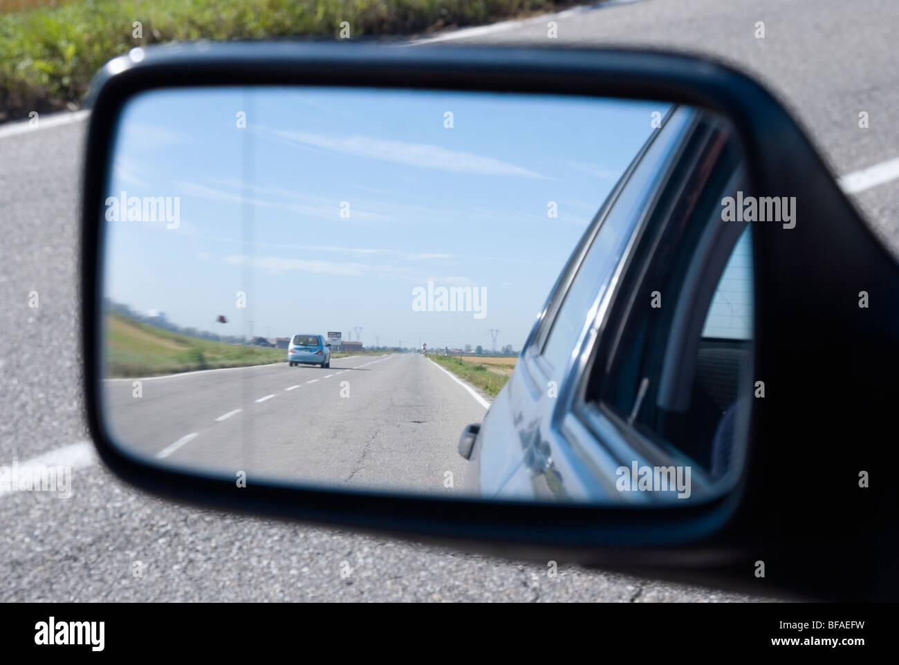 side mirror view Stock Photo - Alamy
