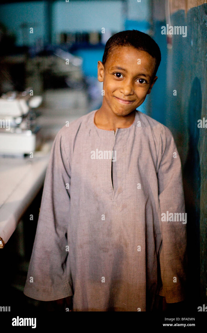 Arab boy at the night market, Esna, Egypt Stock Photo - Alamy