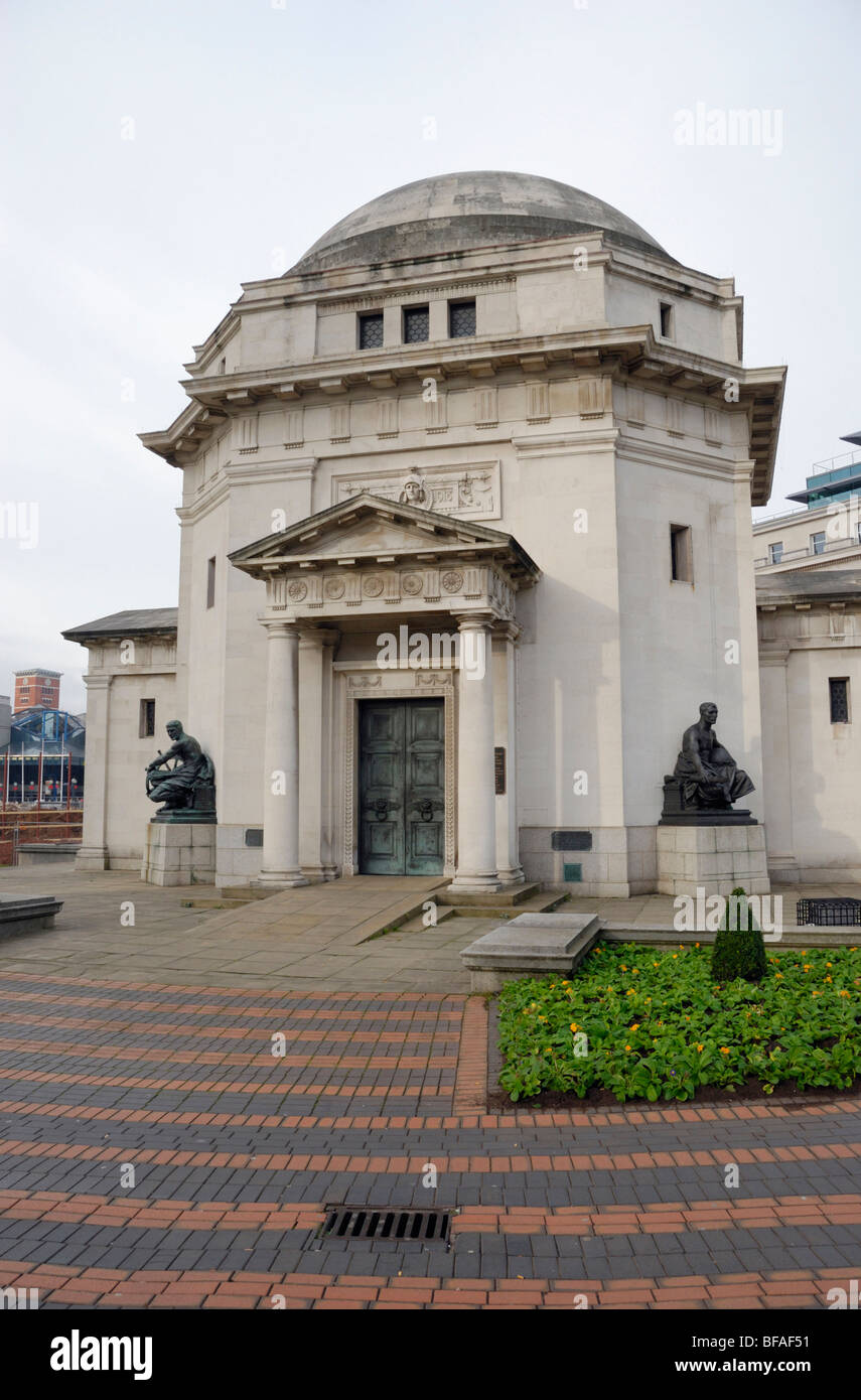 The Hall of Memory war memorial in Centenary Square, Birmingham, West ...