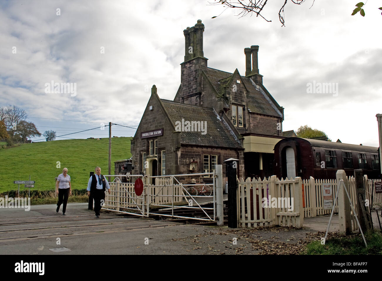 Cheddleton Railway Station, Staffordshire Stock Photo - Alamy